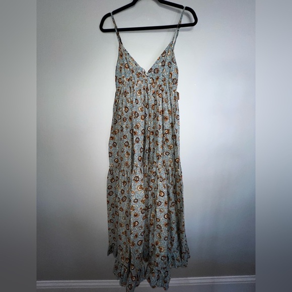 Anthropologie | Dresses | Secrets By David Vered Floral Empire Waist ...